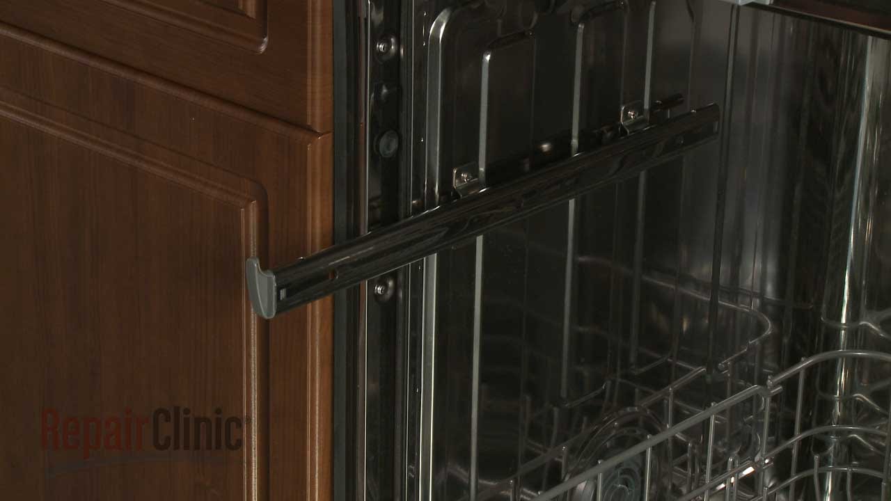 Learn to Install a Dish Rack Rail Support on an Electrolux Dishwasher ...