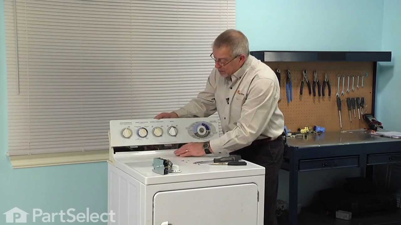 Replacing Control Timer on a GE Dryer | Appliance Video