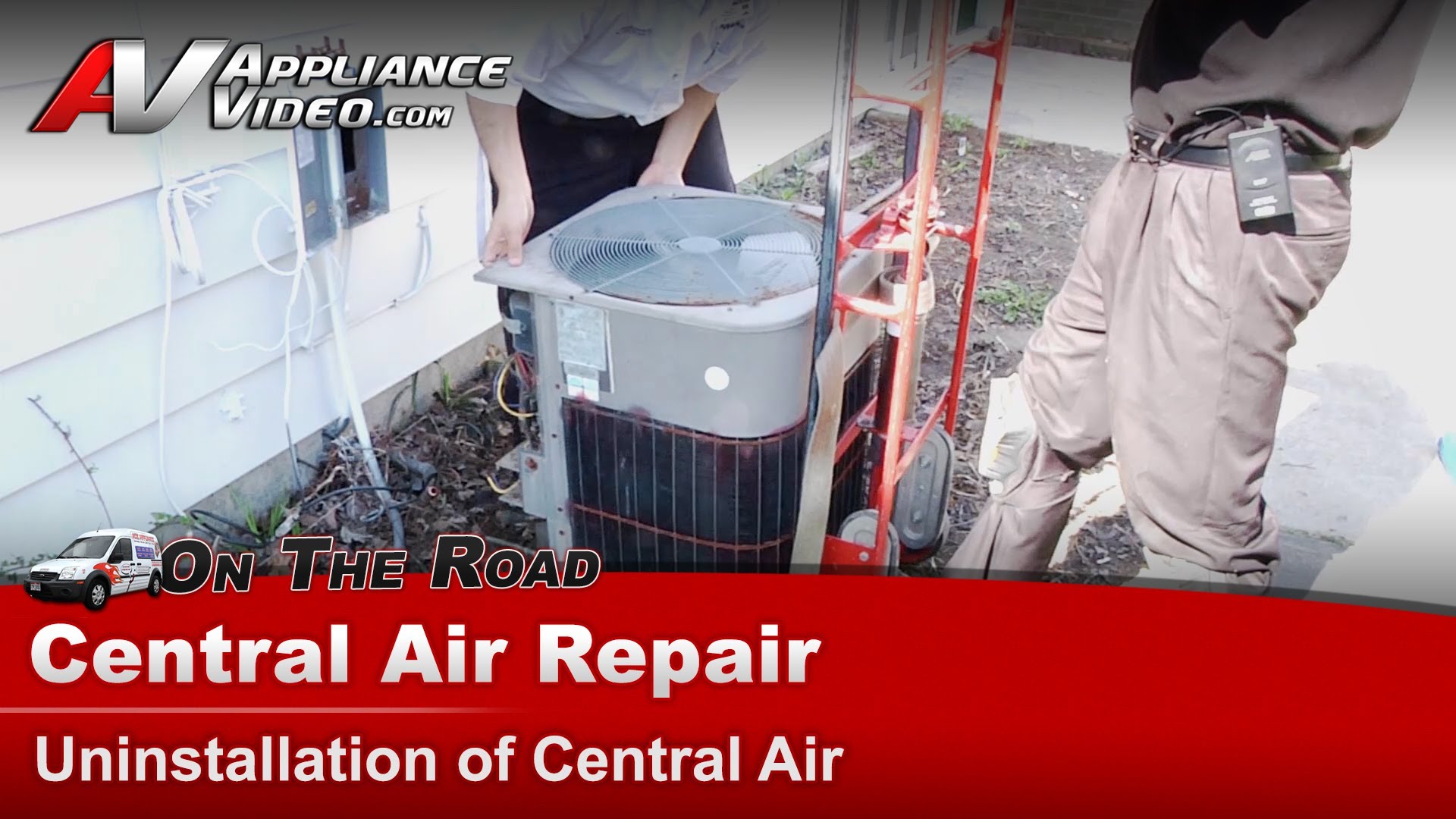 Trane XR15 Air Conditioner Repair – How to remove a central air unit ...