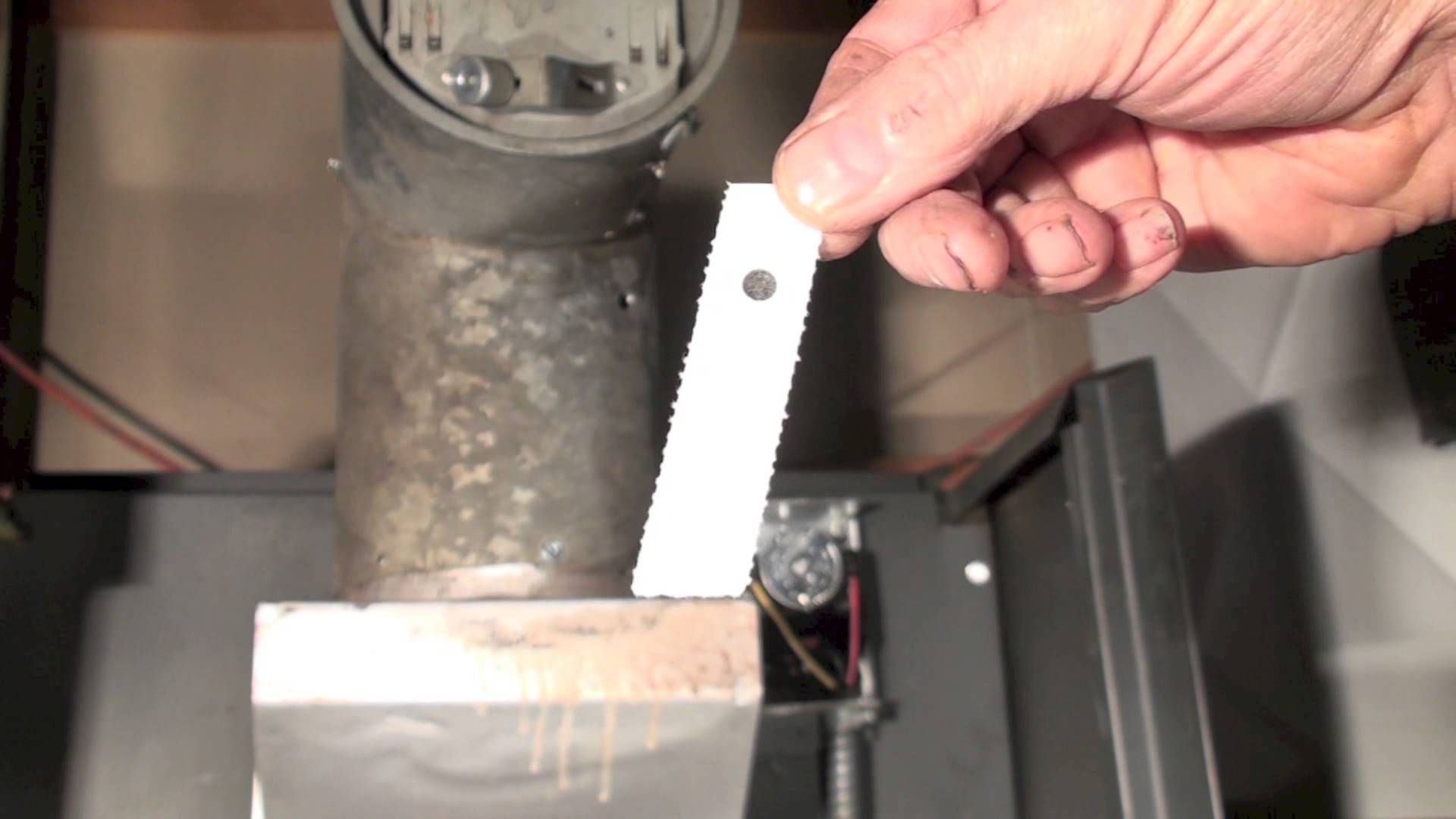 Inspecting the Draft and Smoke Pump During Combustion Analysis ...