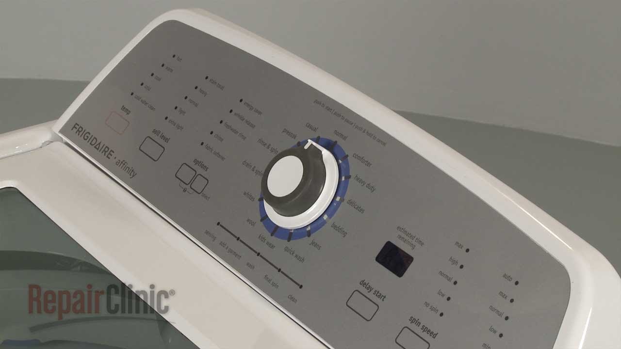 Replacing the Cycle Selector Knob on a Frigidaire Washer | Appliance Video