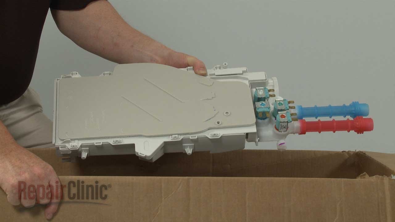 Replacing the Dispenser Housing Assembly on a Electrolux Washer ...