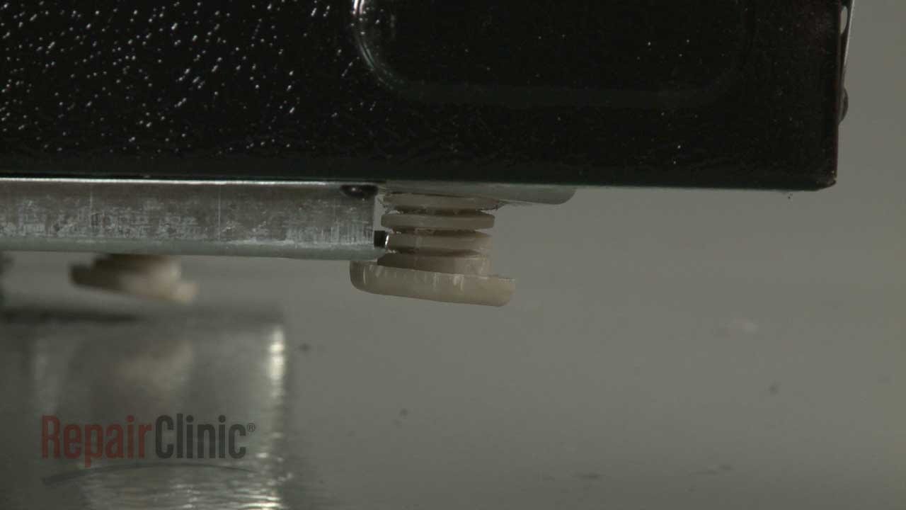 Replacing the Rear Leveling Leg on a Whirlpool Stove | Appliance Video