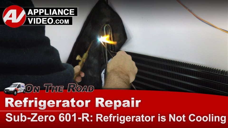 Sub-Zero 601R Refrigerator Diagnostic Repair – Not cooling – Evaporator ...