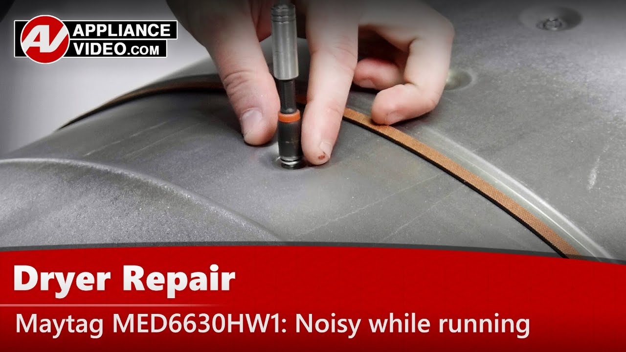 Maytag MED6630HW1 Dryer – Noisy while running – Drum Baffle | Appliance ...