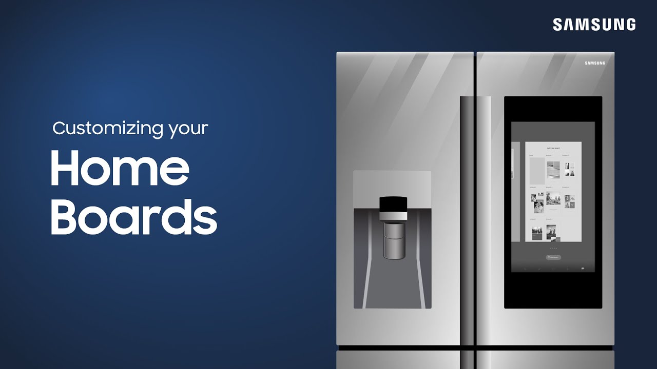 Customize your Family Hub home boards | Appliance Video