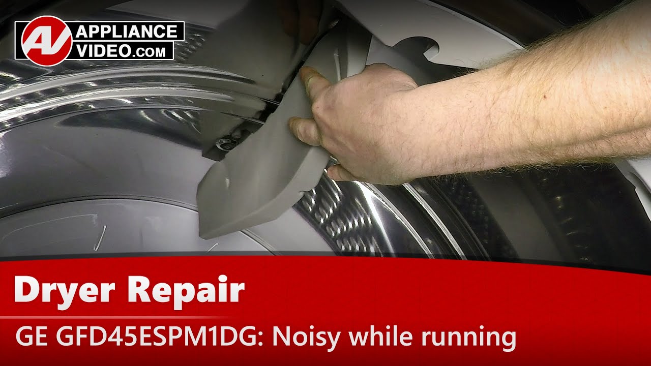 GE GFD45ESPM1DG Dryer – Noisy while running – Drum Baffle | Appliance Video