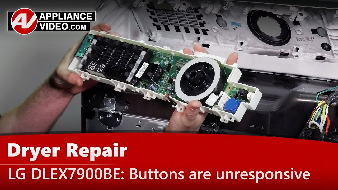 LG DLEX7900BE Dryer – Buttons are unresponsive – PCB Display Assembly ...