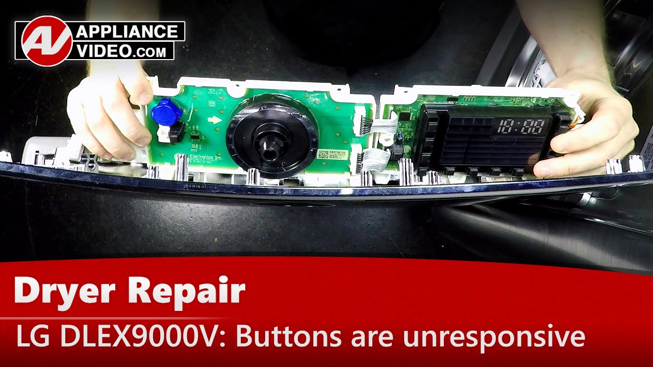 LG DLEX9000V Dryer – Selector dial is unresponsive – PCB Display ...